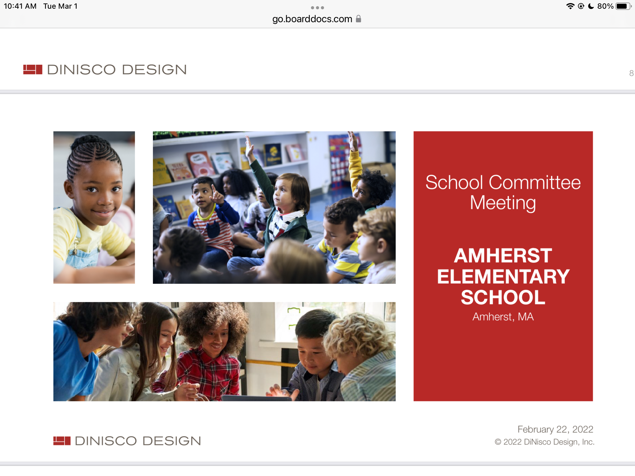 Designing for education – THE AMHERST CURRENT