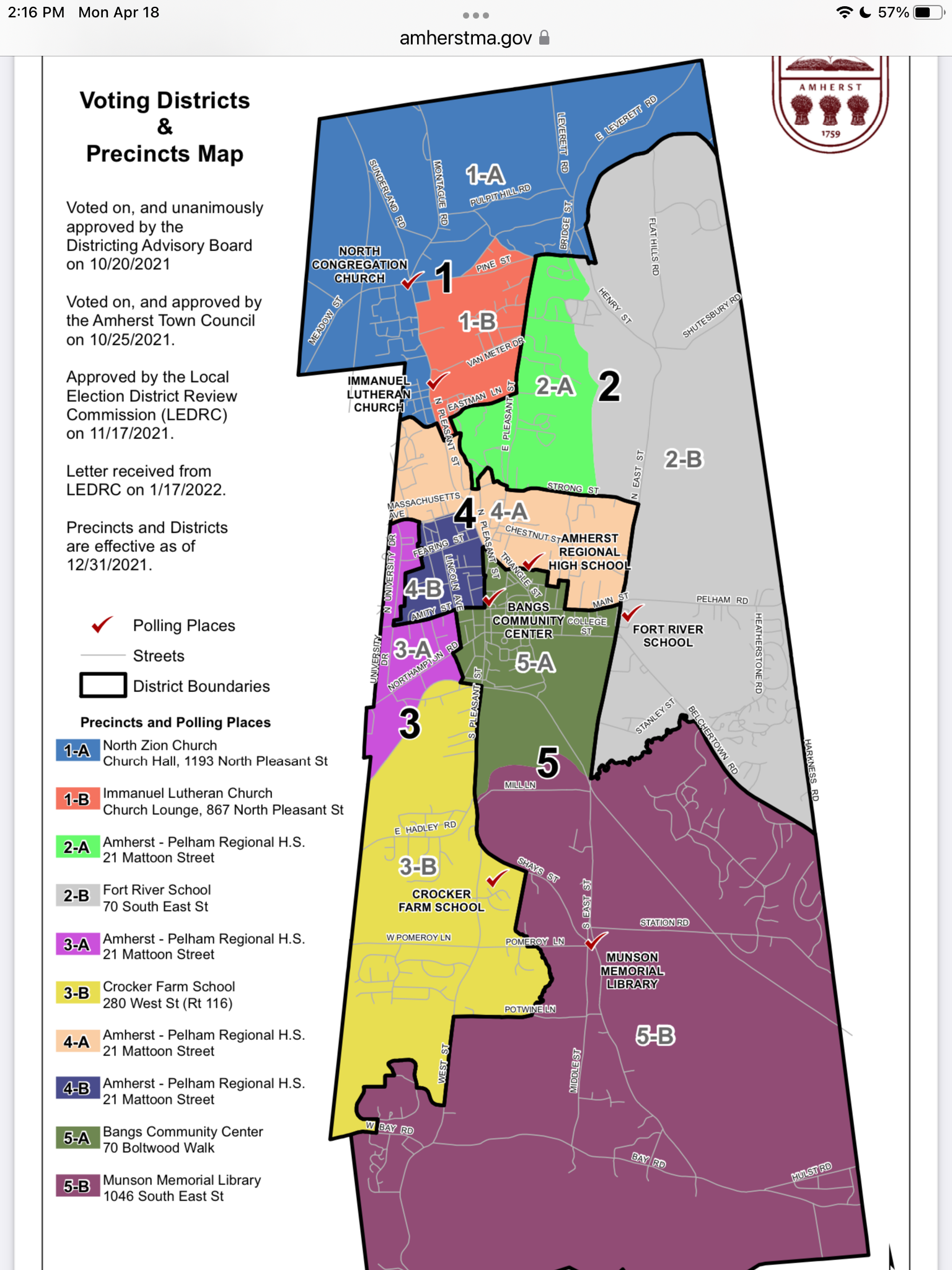 new map – THE AMHERST CURRENT