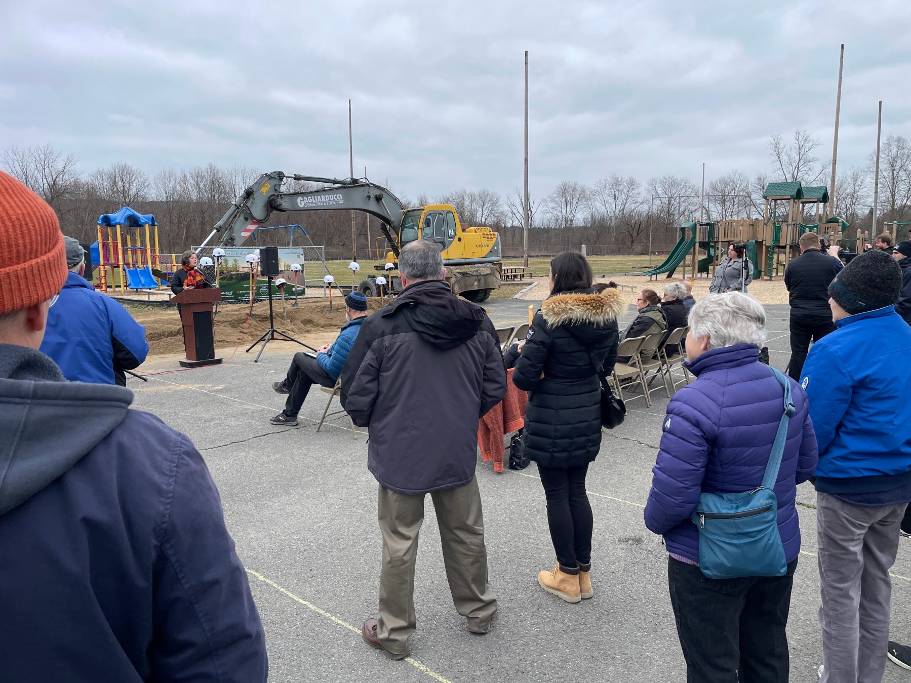 Town Breaks Ground for New Elementary School Building – THE AMHERST CURRENT